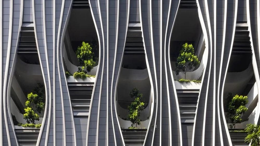 The 'Biophilic' 51 Story, 80,000 Tree Structure in Singapore