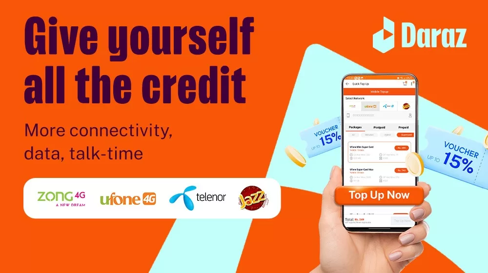 Get 15% Off on Mobile Bundles at Daraz Pakistan this June