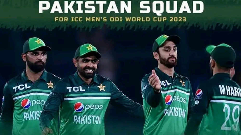 Pakistan's 15-Member Squad Unveiled for 2023 ODI World Cup