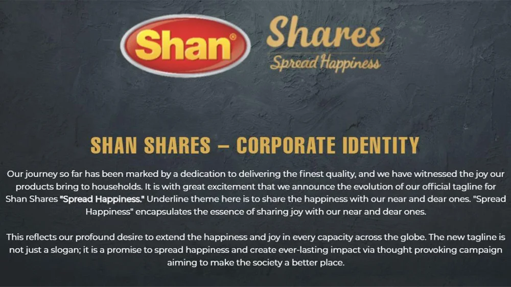 Shan Foods Becomes Shan Shares