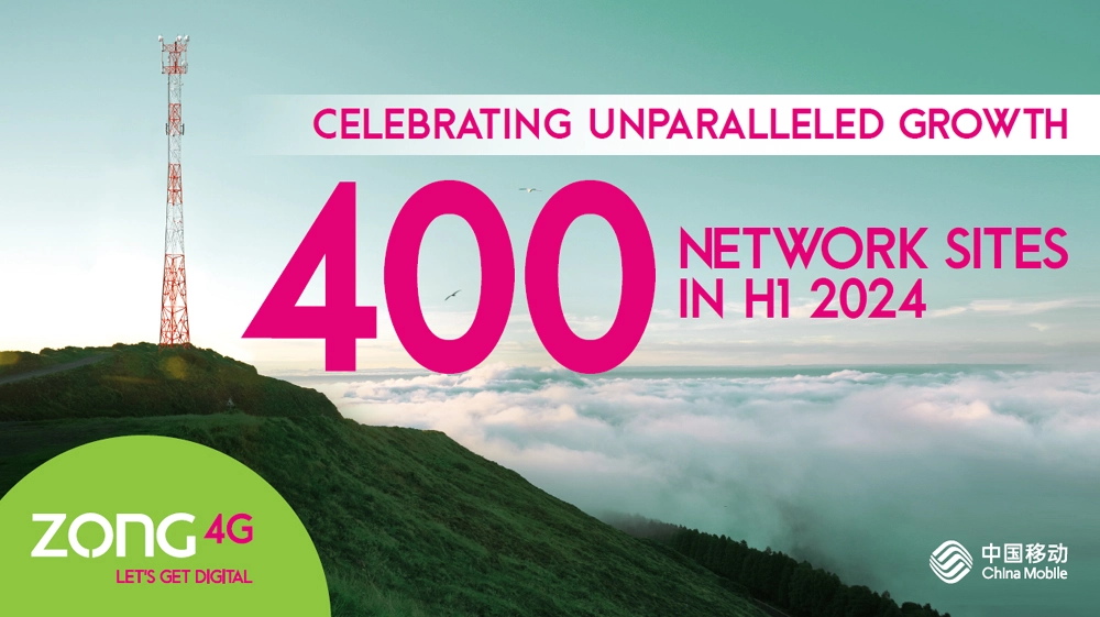 Zong 4G Expands Network with 400 New Sites