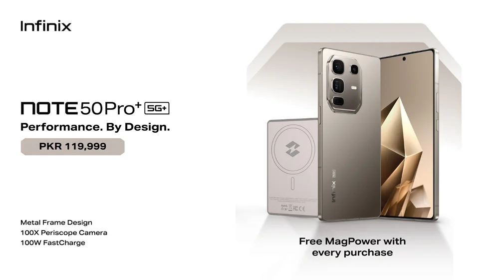 Infinix NOTE 50 Pro+ 5G Launched in Pakistan