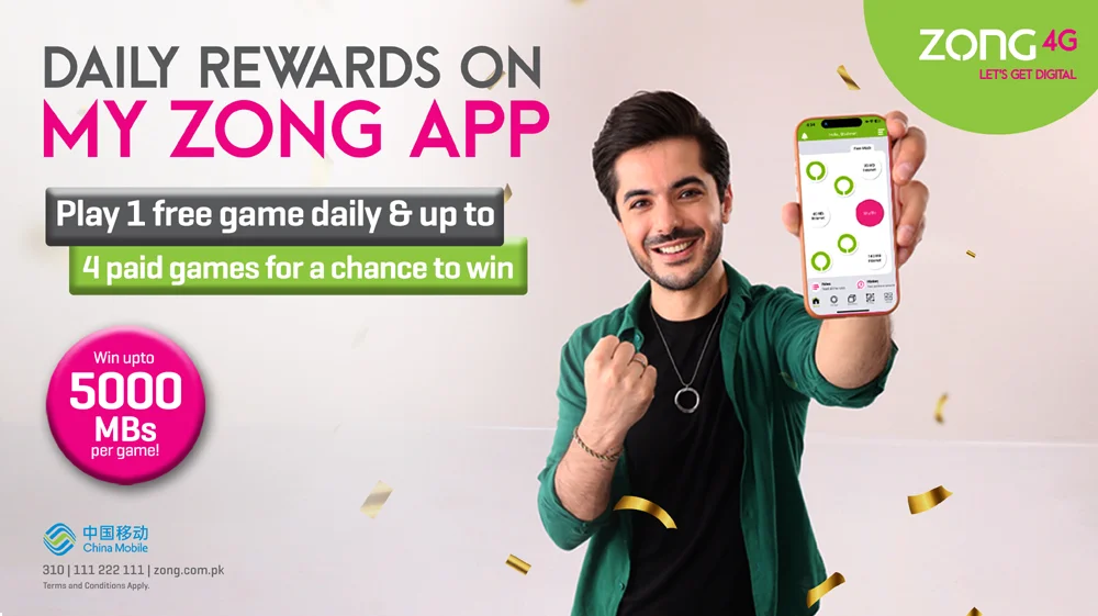 Zong Launches Daily Rewards in My Zong App