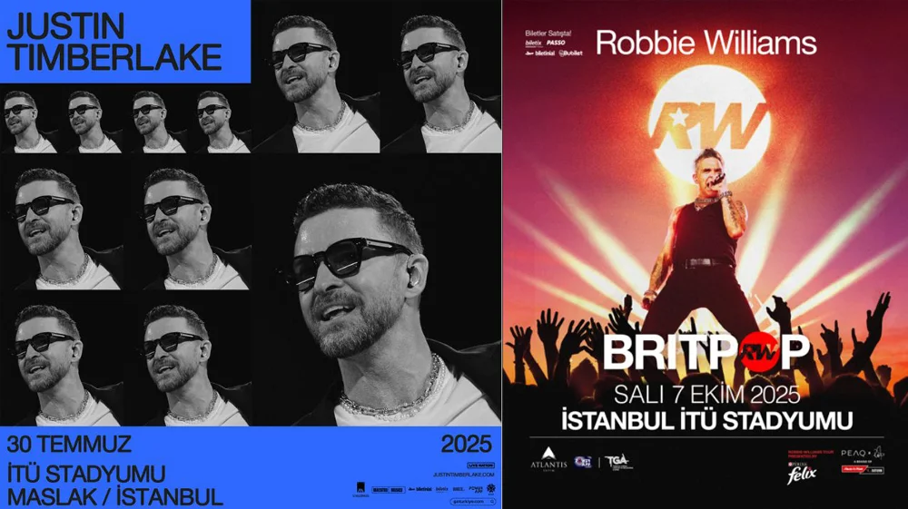 Justin Timberlake & Robbie Williams Live in Istanbul 2025