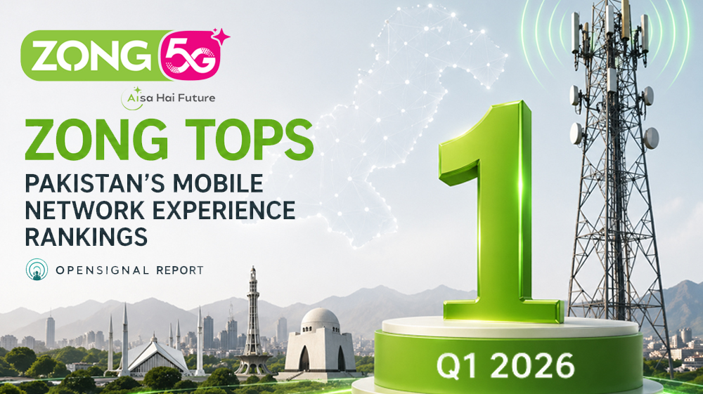 Zong Leads Opensignal Pakistan Report Q1 2026